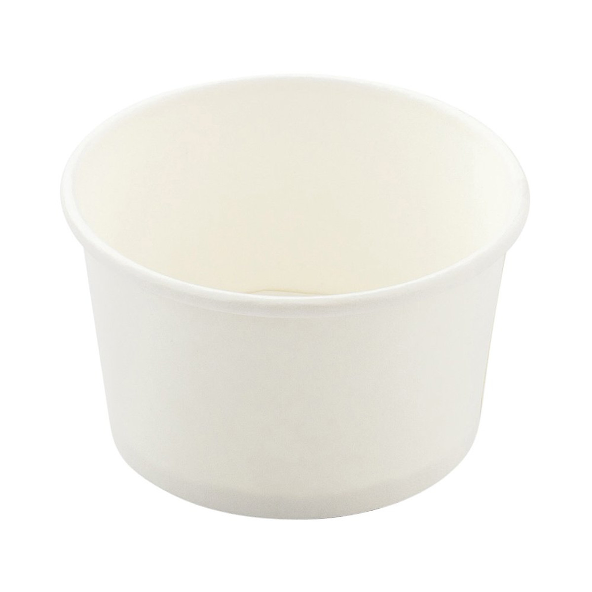 Coppetta 3-Ounce Dessert Cups, 200 Disposable Ice Cream Cups - Lids Sold Separately, Heavy-Duty, White Paper Frozen Yogurt Bowls, For Hot And Cold Foods, Perfect For Gelato Or Mousse - Restaurantware