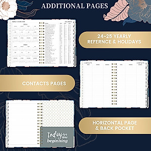 2024-2025 Planner - Academic Planner 2024-2025, Jul. 2024 - Jun. 2025, 6.4" x 8.5", 2024-2025 Planner Weekly and Monthly with Marked Tabs - Engraved