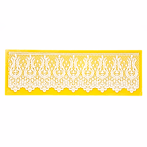 Global Sugar Art Indian Mehndi Silicone Lace Mat by Chef Alan Tetreault