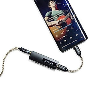 GUCraftsman USB C Type C to Type C Headphone Amplifier Cable 6N Single Crystal Silver for FiiO BTR5 Q1 Q3 Q3s Qudelix 5K xDuoo Link2 XD-05PLUS E1DA 9038G3 9038S 9038D Lotoo PAW S2¡­