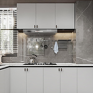 Asidrama 10 Pack Champagne Bronze and Matte Black Kitchen Cabinet Knobs Cabinet Hardware Zinc Knobs for Dresser Drawers