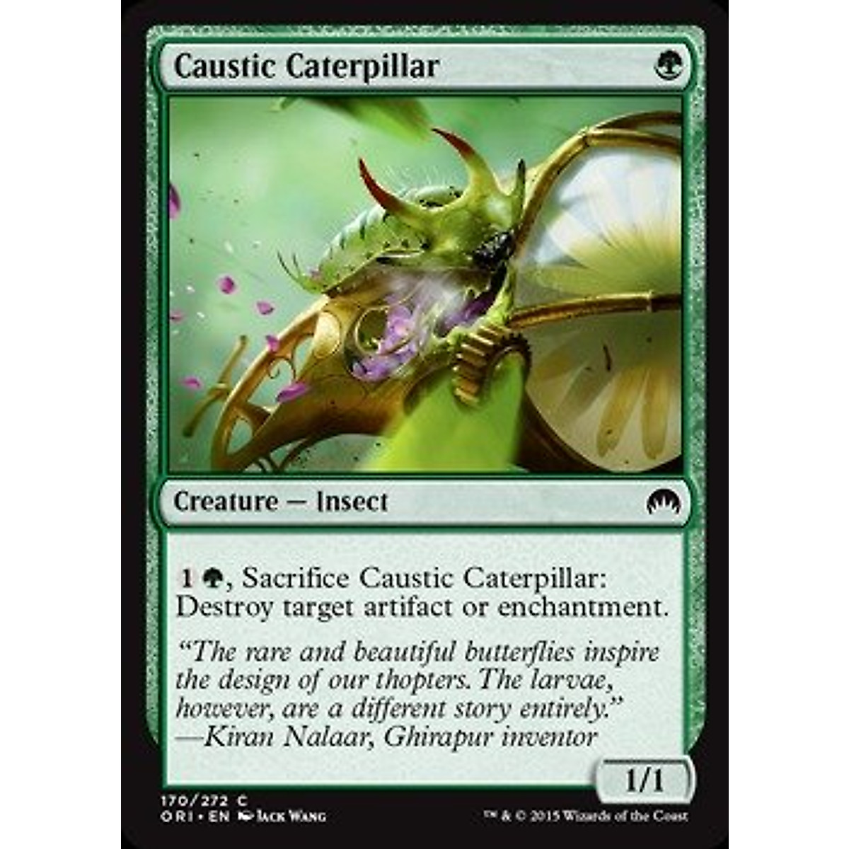Magic The Gathering - Caustic Caterpillar (170/272) - Origins