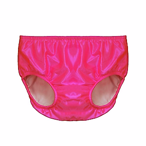 Adult Swim Diapers - Reusable Diaper for The Pool - My Pool Pal (XL-Waist: 40-50"; Leg 23-29", Pink)