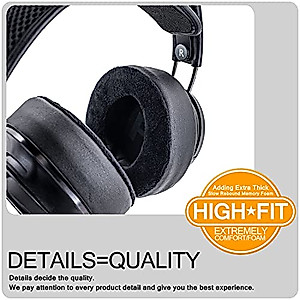 Sixsop Replacement Earpads for Fidelio X2HR X1S X2 X3 Over-Ear Headphones Hybrid (PU/Velour)