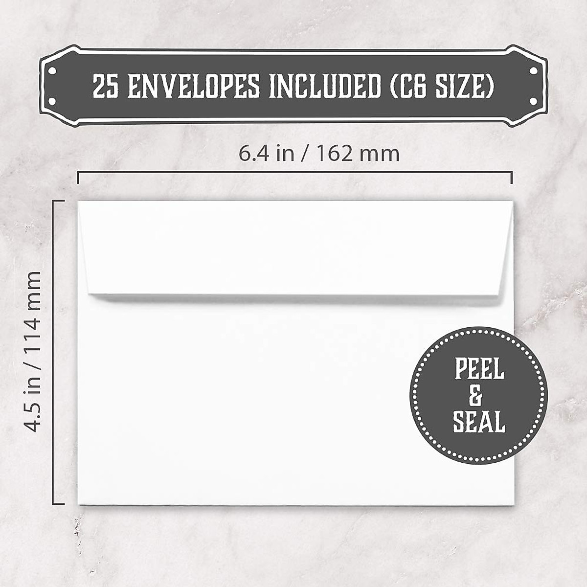 Floral Fill-in Invitations with Envelopes, Perfect for Bridal Shower, Baby Shower, Wedding, Rehearsal Dinner, Birthday Party, Anniversary Party (25 Pack)