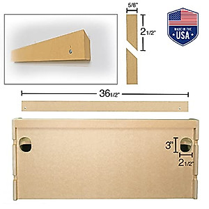 TrunkWorks Heavy Duty 8 Bay Cordless Drill Wall Mount Organizer Shelf Storage & Battery Charging Station - Gifts for Dad/Men