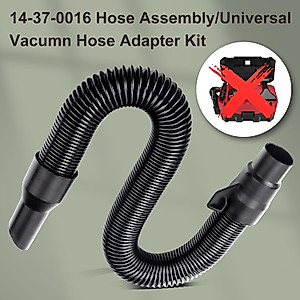 14-37-0016 Hose Assembly/Universal Vacumn Hose Adapter Kit Compatible With Milwaukee Wet/Dry Vacuum, Only for M18 2.5 Gallon Wet/Dry Vacuum Model Number 0970-20 Stretchable