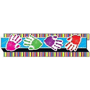 Carson Dellosa Handprints Borders (108049)