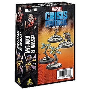Marvel Crisis Protocol Ant-Man and Wasp CHARACTER PACK | Miniatures Battle Game | Strategy Game for Adults and Teens | Ages 14+ | 2 Players | Avg. Playtime 90 Minutes | Made by Atomic Mass Games