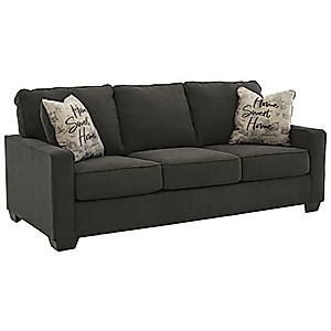 Signature Design by Ashley Lucina Sofa, 85"W x 40"D x 38"H, Gray