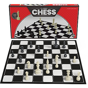 Chess with Folding Board and Full Size Chess Pieces (Amazon Exclusive) by Goliath