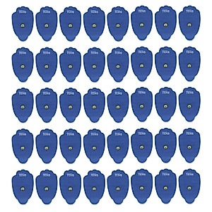 Discount TENS Brand Replacement TENS Electrodes, Premium Quality Large Electrode Pads Compatible with HiDow TENS Units, 20 Pair of Snap TENS Unit Electrodes (40 TENS Unit Pads)