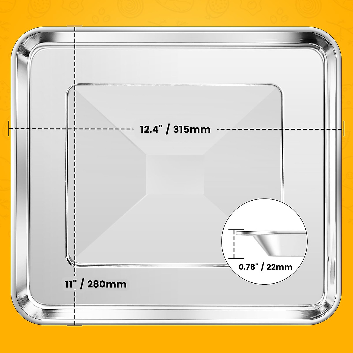 Air Fryer Liner Silicone, 8 Inch Square Reusable Heat Resistant Food Grade Silicone Air fryer Pots Inserts Baskets Bowl Accessories for COSORI Instant Vortex 4 to 10 QT Air Fryer Oven Microwave