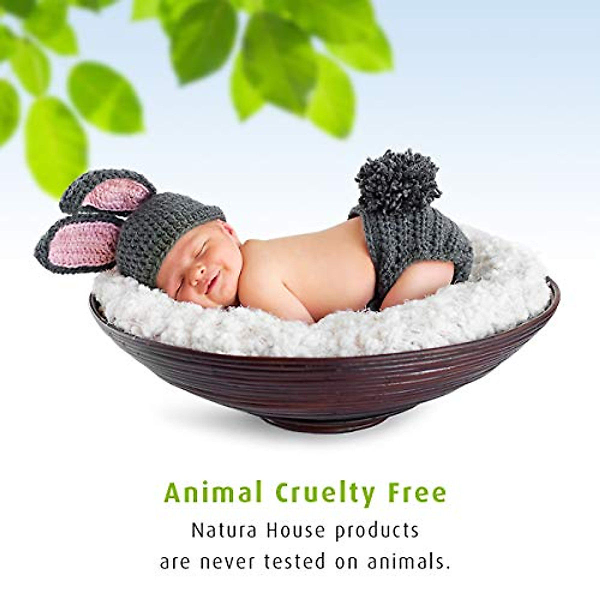 Natura House Baby Natural Gentle Moisturizing Cream - Light Scent – Baby Moisturizer with Shea Butter, Almond Oil, Palm Butter, Vitamins - Made in Italy – Hypoallergenic, Dermatologist Tested, 1.69 oz