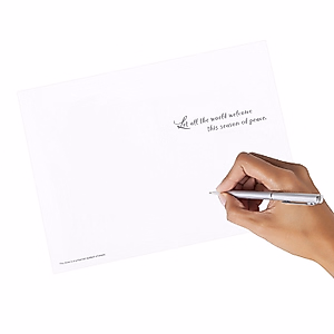 Hallmark UNICEF Boxed Christmas Cards, Peace On Earth Dove (12 Cards and 13 Envelopes) (1XPX2022)