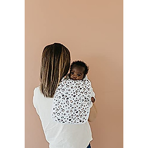 Copper Pearl Premium Baby Burp Cloths - 3-Pack Large Cotton Burp Cloths, Extra Soft Spit Up Rags with 3 Absorbent Layers, Perfect for Baby Boy and Baby Girl Gifts (21" x 10" Size, Zara Set)