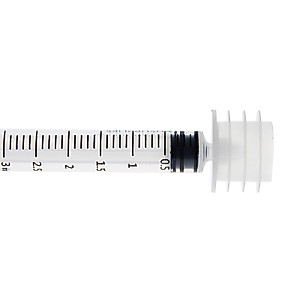 Juvale 45 Pack Press In Medicine Bottle Adapter for Syringe, 3 Sized Medical Dosing Adaptor for Oral Dispensers, Liquid Medication