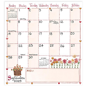 TF PUBLISHING 2024-2025 Susan Branch 2-Year Small Monthly Pocket Planner | 2-Page Large Calendar Grid and Lined Notes Section in Back | Monthly Day Planner for Purse | 3.5" x 6.5"