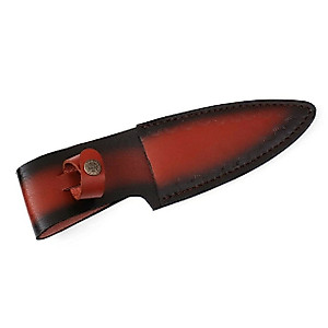 SHARD BLADE Handmade Carbon Steel Hunting Knife with Sheath Fixed Blade knives Wood Handle Camping Knife Bushcraft Knife, Survival Hunting Knife