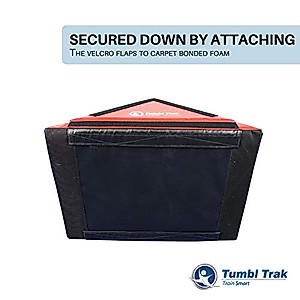 Tumbl Trak Ninja Slanted Steps, Red & Black