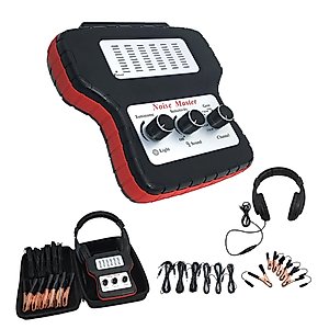 GoolRC Chassis System Ears Electronic Stethoscope Diagnostic Kit, Car Noise Finder Diagnostic Listening Device Multi-Channel Noise Detector Abnormal Sound Detector for Automotive