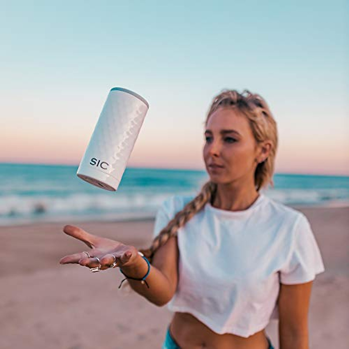 Seriously Ice Cold SIC 12oz Tall Slim Can Seltzer & Beer Insulated Cooler Sleeve, Premium Double Wall Stainless Steel Skinny Thermocooler (Dimpled Golf)