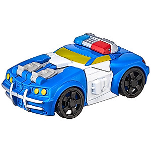 Transformers Playskool Heroes Rescue Bots Academy Classic Heroes Team Chase The Police-Bot Converting Toy, 4.5-Inch Action Figure, Kids Ages 3 and Up