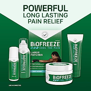 Biofreeze Gel Menthol Pain Relieving Colorless Gel 4 FL OZ Tube For Pain Relief Associated With Sore Muscles, Arthritis, Simple Backaches, And Joint Pain (Packaging May Vary)