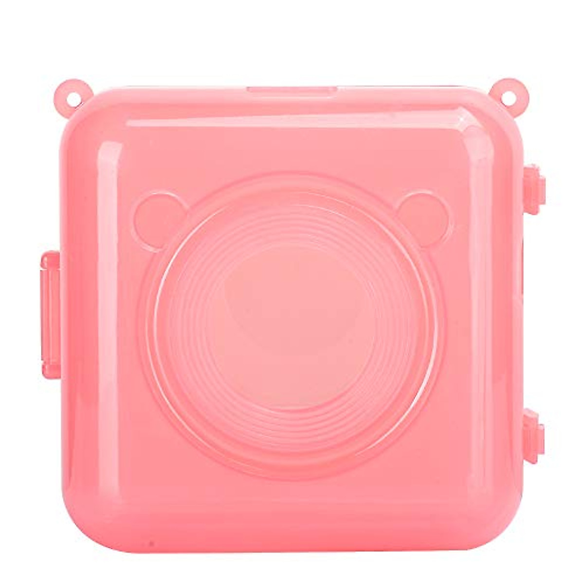Qinlorgo Pocket Printer Case, Exquisite Sturdy Printer Protective Shell, for Peripage(Pink)