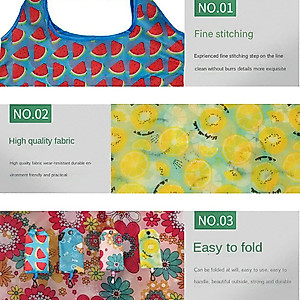 Reusable Grocery Bags,Reusable Shopping Bags,Cute Tote Bags for Grocery Shopping