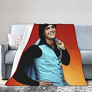 DOTZRLT Donny Singer Osmond Blanket Printed Flannel Blanket Home Decor Soft Comfortable Warm Throw Blankets 60"x50"