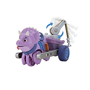 Dino Ranch Miguel and Tango’s Tow Rig Vehicle - Features 5” Dino Tango Tow Rig and 3” Dino Rancher Miguel - Three Styles to Collect - Toys for Kids Featuring Your Favorite Pre-Westoric Ranchers