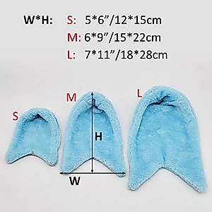 Oncpcare 2pcs Parrot Standing Perch Cover, Winter Warm Small Animal Hanging Nest Hut, Plush Pet Bird Cage Accessories (Colour Random)