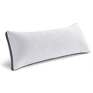 Oubonun 20x54 Full White Body Pillow for Adults, Big Long Bed Pillow for Sleeping, Premium Firm Body Support Pillows for Side Sleepers