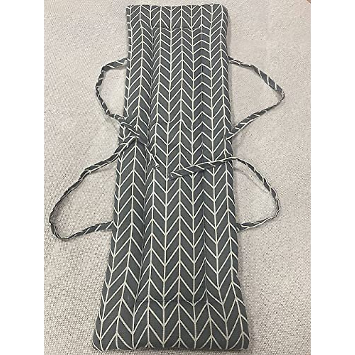 FAJIAYI Indoor/Outdoor Bench Cushion Cotton Garden Furniture Cushion,Fresco Bench Mat Long Swing Chair Cushion,Non-Slip Quilted Bench Seat Cushion Picnic,Swing,Wicker,Garden Bench,Dining Room,40 * 1