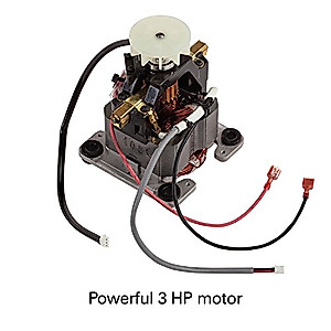 Hamilton Beach Commercial HBH755 The Eclipse Blender, 64 oz./2L, 3 hp, Quiet Blend Technology, 18.5" Height, 8.5" Width, 10.75" Length, Black