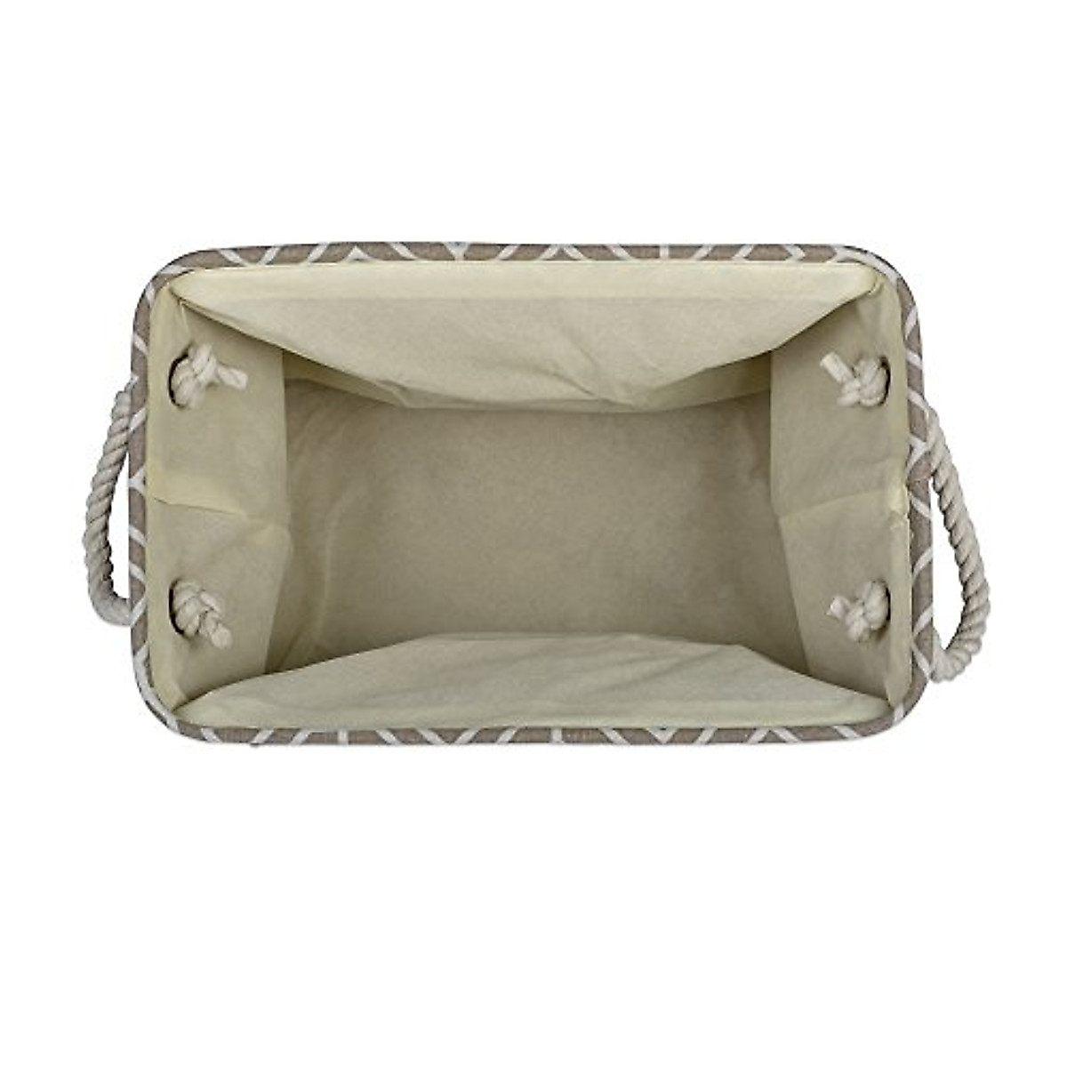 DII Collapsible Polyester Storage Bin, Stained Glass, Stone, Large Rectangle