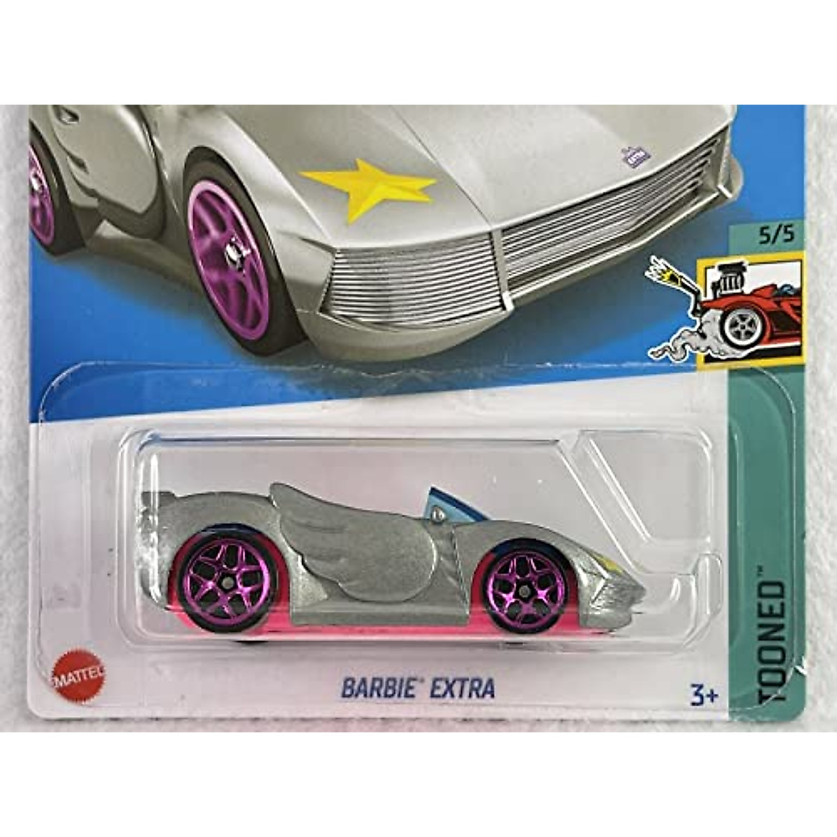Hot Wheels Barbies Extra, Tooned 5/5 [Silver] 134/250