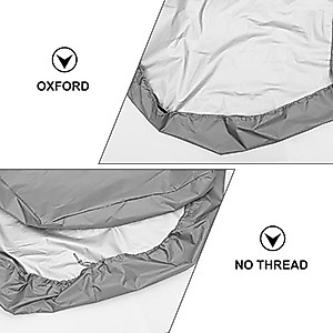 Yardwe Kids Toys 2 pcs Furnitures Pool Garden from Beach Shape Kids Spa Furniture Outdoor Sand Gray Square Cover Tool Protector Keep Tub X Canopy, Children Shield Bathtub Xxcm Outdoor Toys