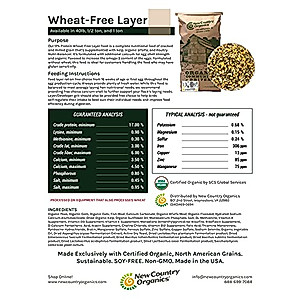 New Country Organics Soy-Free, Wheat-Free Layer 25 lbs