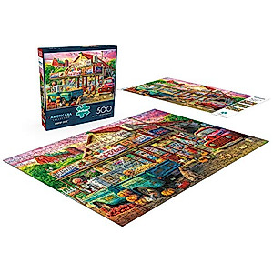 Buffalo Games - Country Store - 500 Piece Jigsaw Puzzle Multicolor, 21.25"L X 15"W