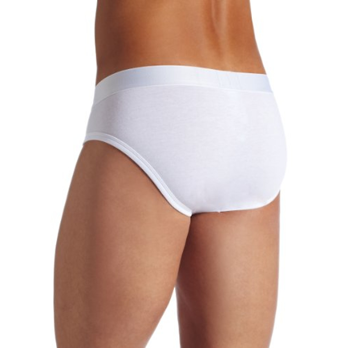 Emporio Armani Men's Stretch Cotton Brief, White, Medium