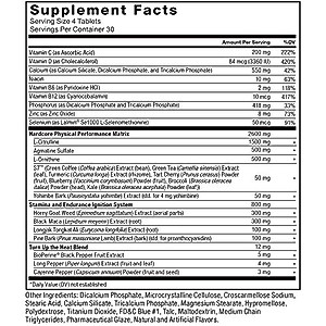 Force Factor SCORE! Hardcore, 3-Pack, Nitric Oxide Booster Supplement for Men with L-Citrulline, Yohimbe, Black Maca & B Vitamins to Boost Increase Stamina, Maximize Physical Performance, 360 Tablets