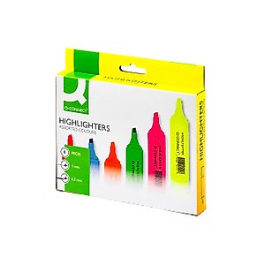Q-Connect Assorted Highlighter Pens (Pack of 6) KF01909