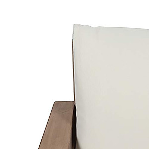 Christopher Knight Home Sammy, Brown and Beige Outdoor 4 Seater Acacia Wood Chat Set with Water Resistant Cushions