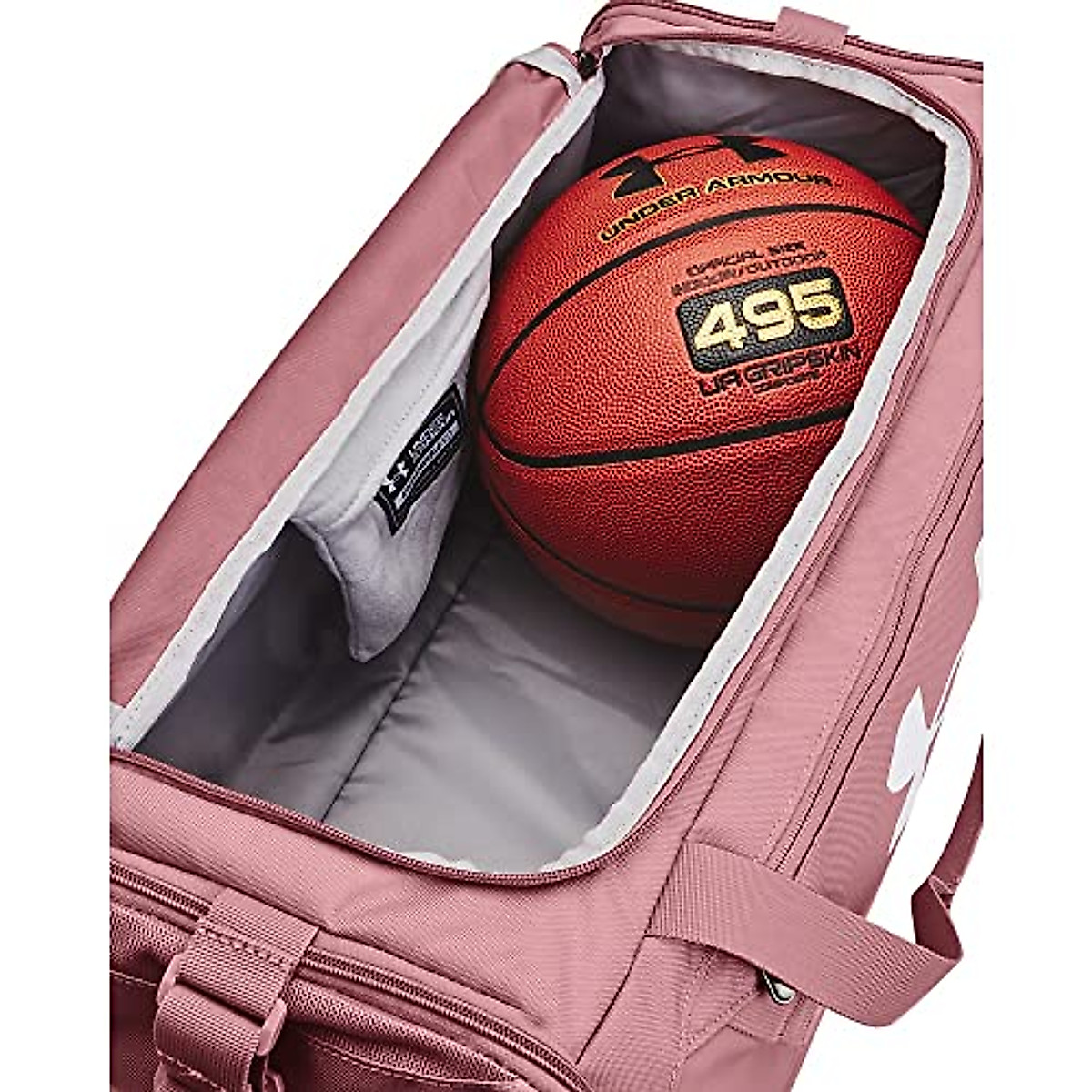 Under Armour Unisex-Adult Undeniable 5.0 Duffle , (697) Pink Elixir / / White , Medium