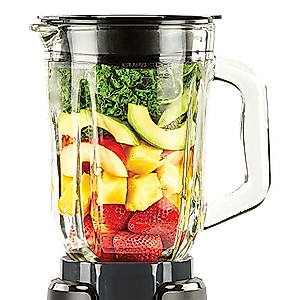 PowerXL™ Boost Blender, 4 Speed, 800 Watts, 48-oz Glass Jar, Black