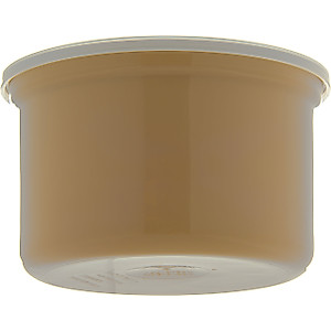 Carlisle FoodService Products Classic Round Storage Container Crock with Lid for Kitchen, Restaurants, Home, Plastic, 1.5 Quarts, Beige