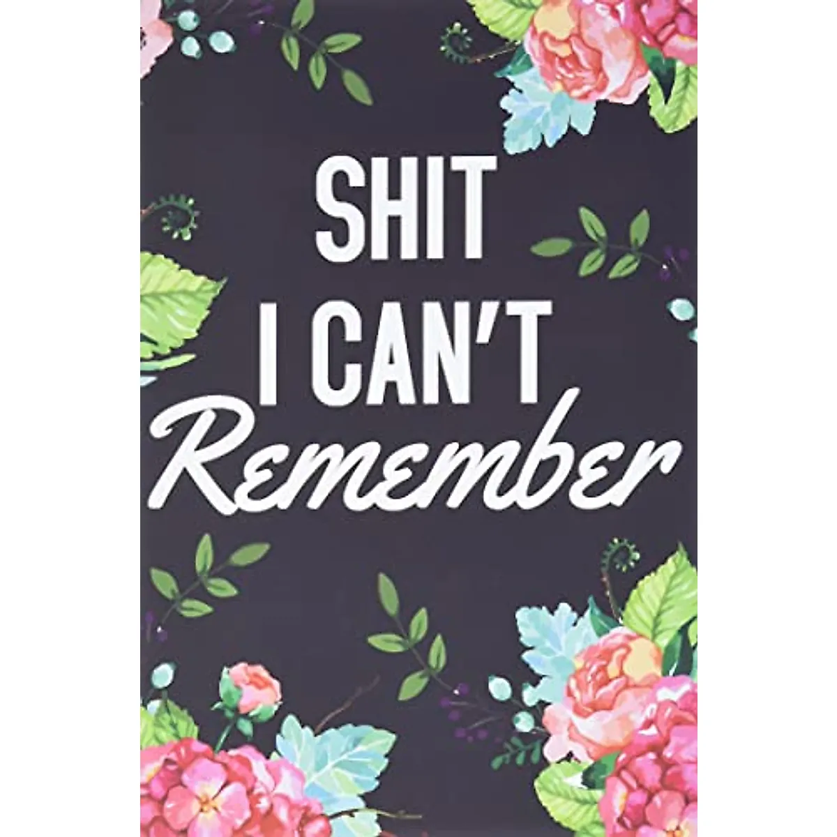Shit I Can't Remember: Organizer, Log Book & Notebook for Passwords and Shit