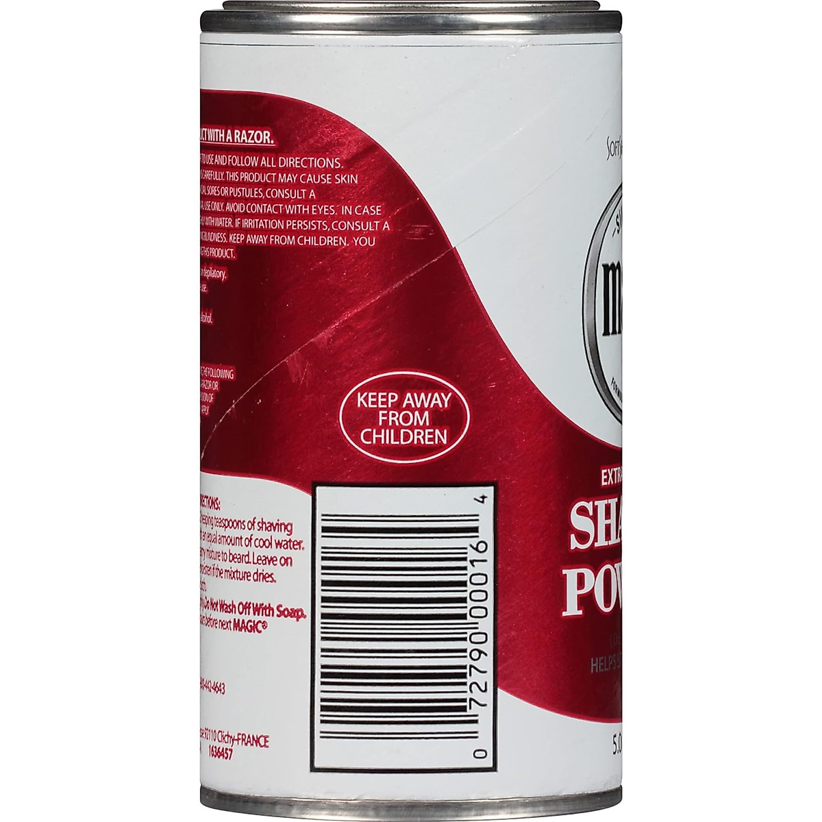 Magic Red Shaving Powder 5.0 oz. Extra Strength Depilatory by Magic